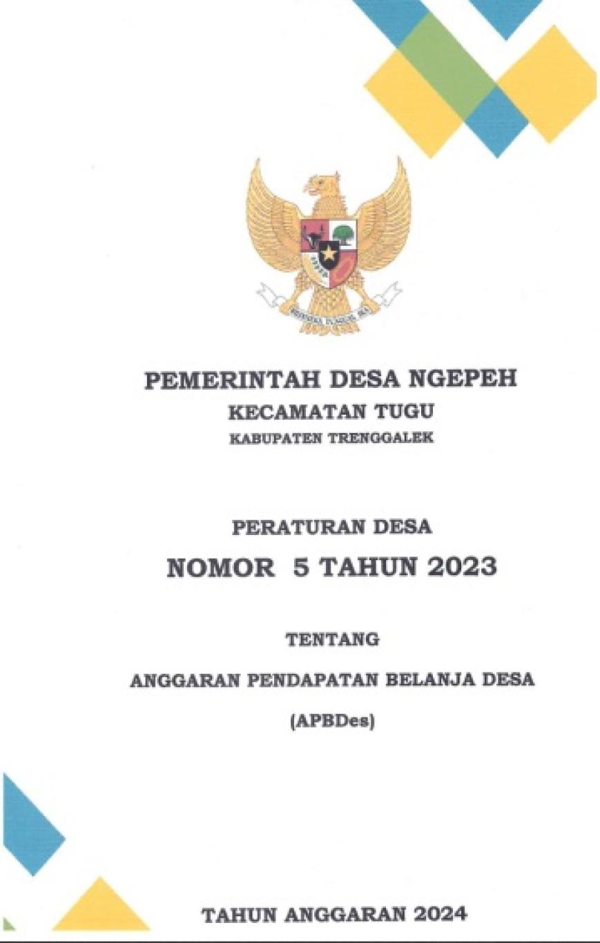APBDes TAHUN 2024 - Website Desa NGEPEH